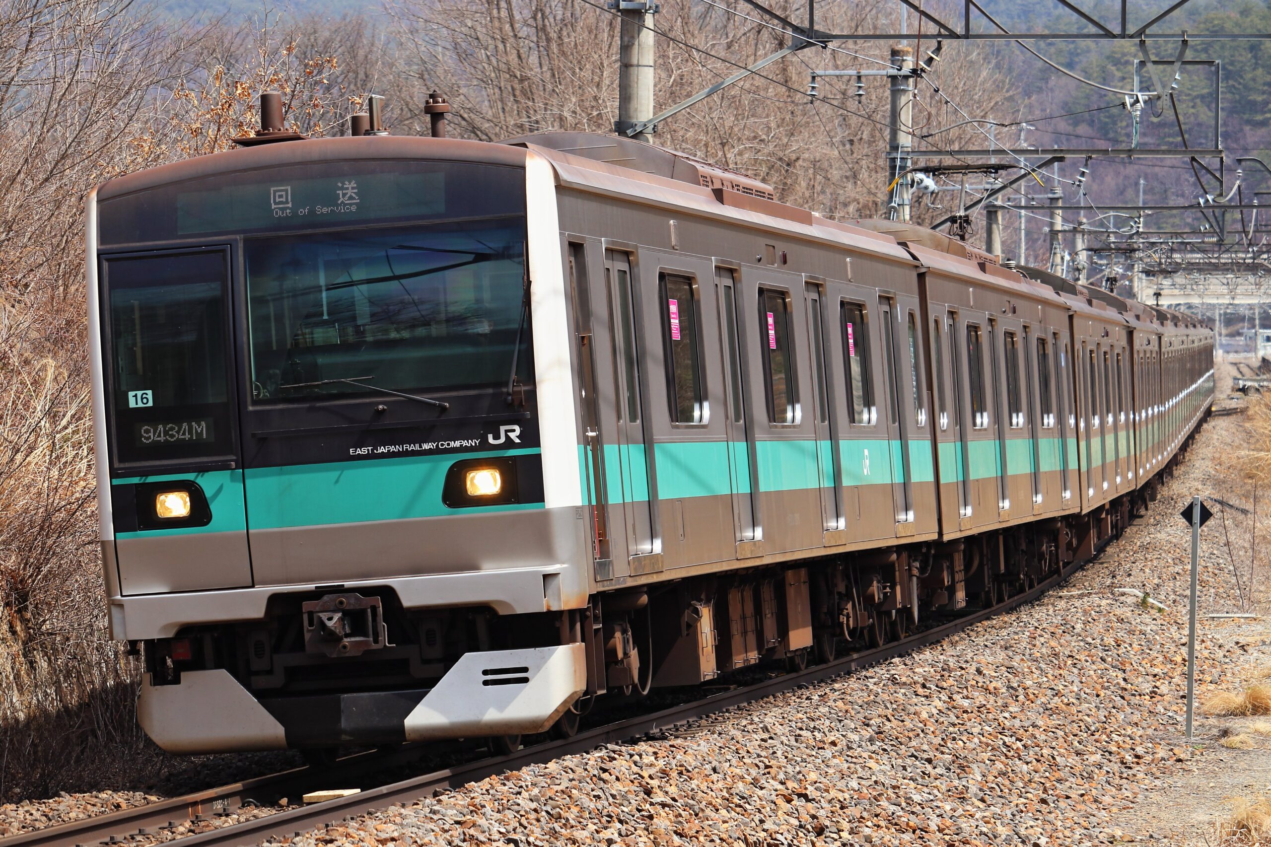 E233系2000番台 マト16編成 長野総合車両センター出場回送 – AJR-NEWS.com